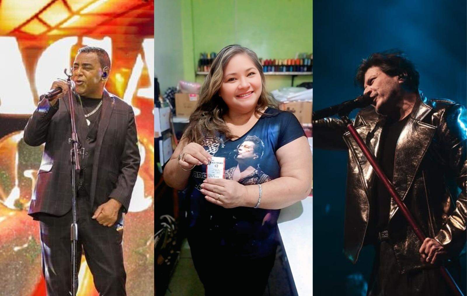 Fãs de Paulo Ricardo e Raça Negra entram de vez no clima do megashow em ...