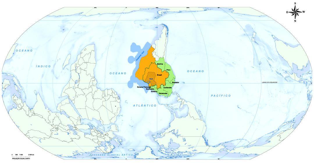 IBGE divulga mapa com Pará no centro do mundo para a COP30 | Variedades ...