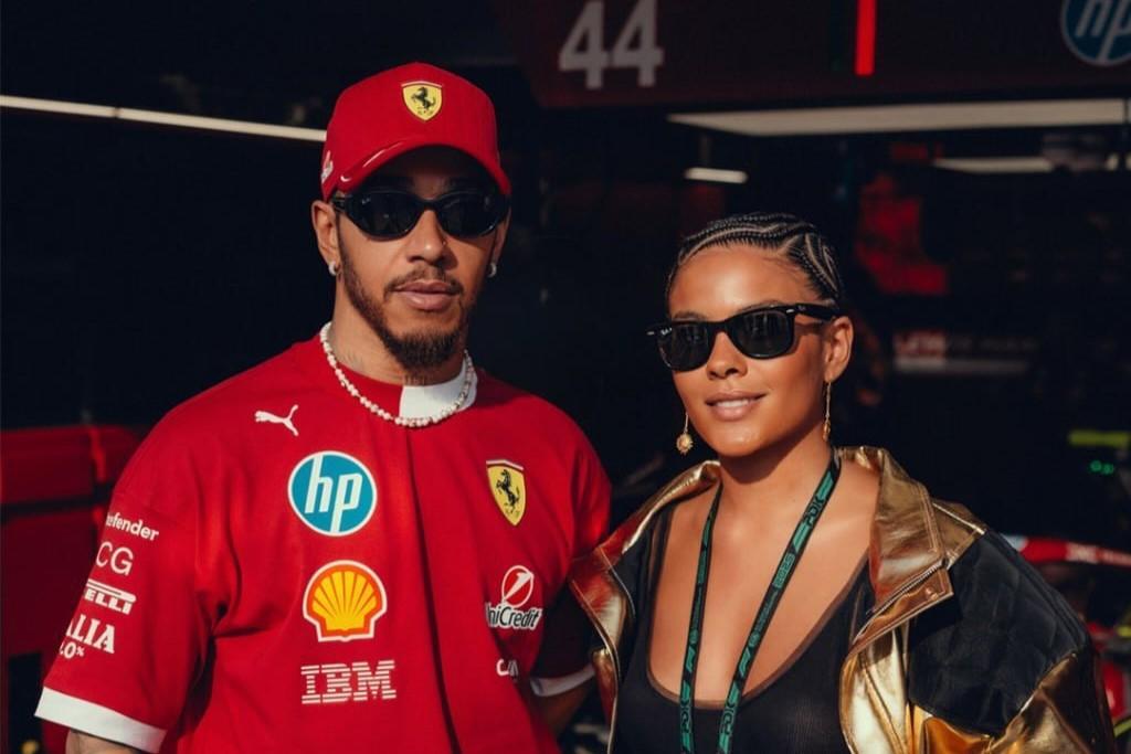 Bella Campos posa com Lewis Hamilton no GP do Qatar e brasileiros ...