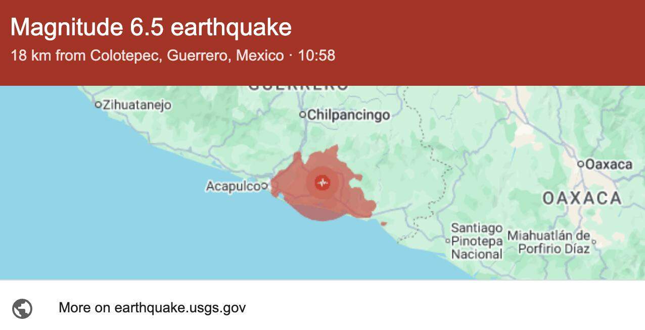 Terremoto com magnitude 6,5 atinge México e é sentido na capital ...