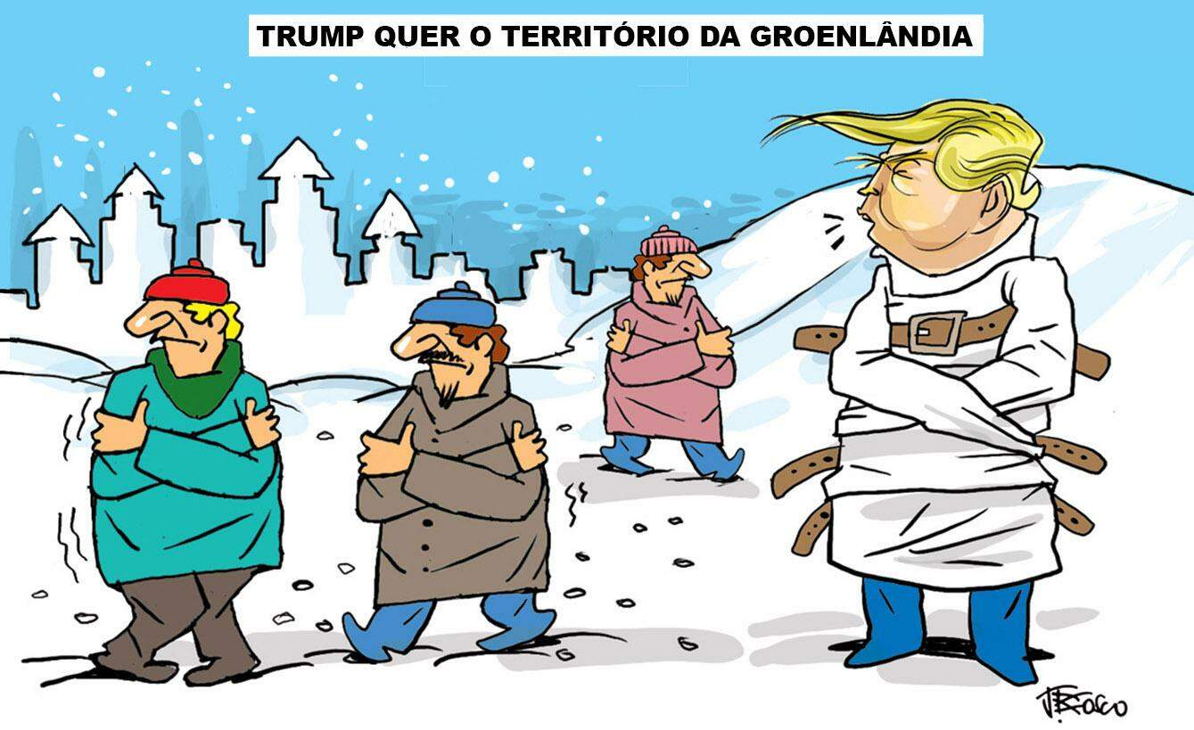 Trump quer o território da Groenlândia | Charges | O Liberal