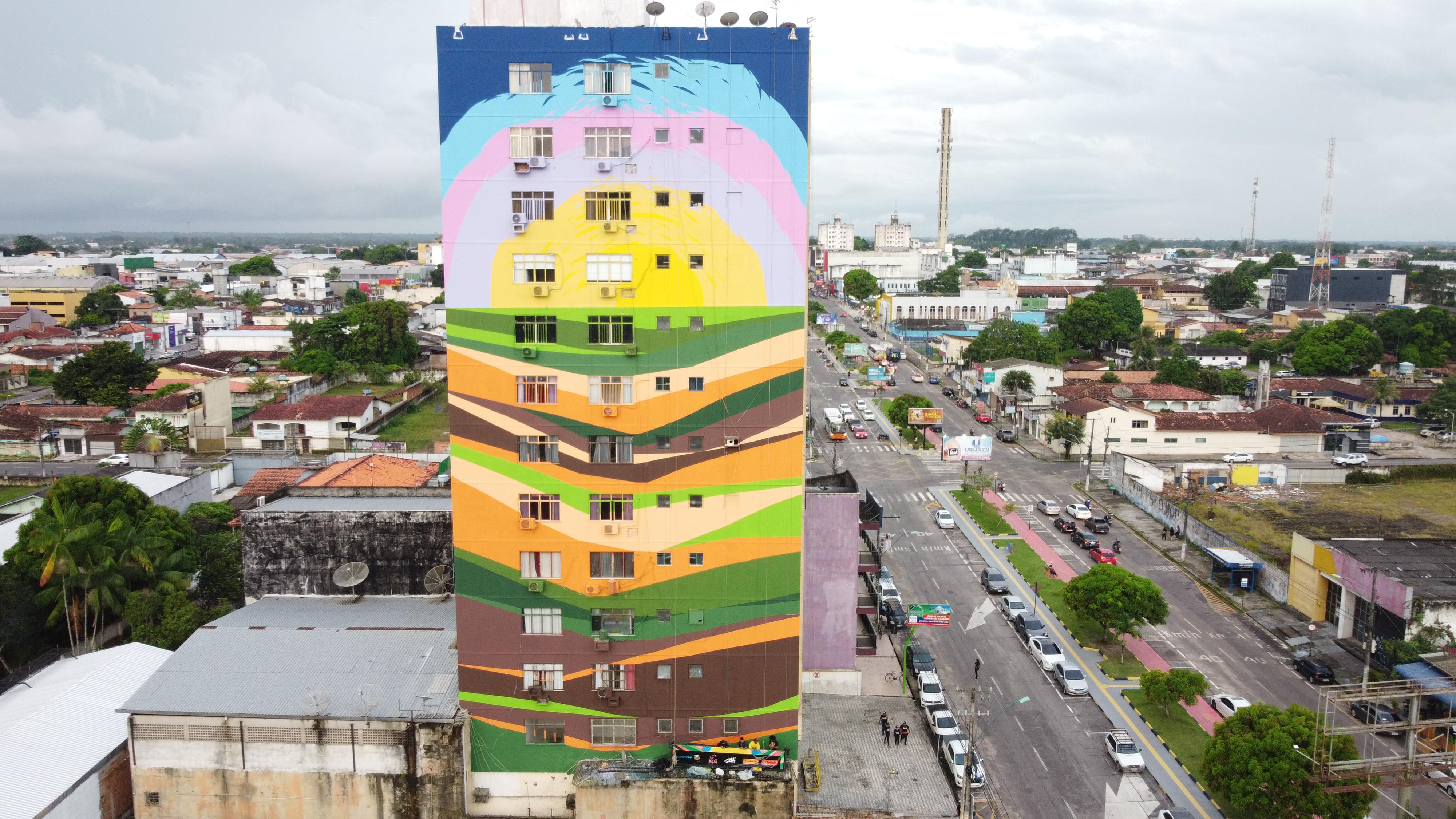 No Dia da Amazônia, Castanhal recebe grande obra de arte pelas mãos do artista paraense Sebá ...