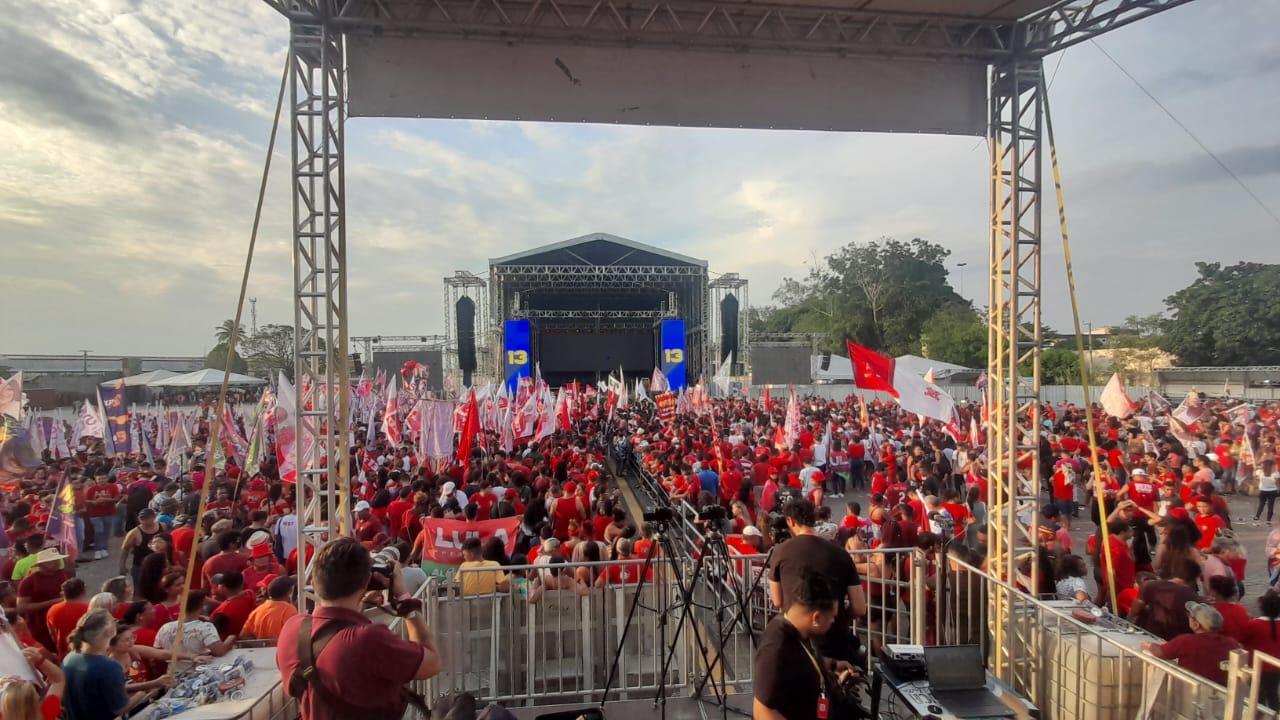 Lula em Belém: local de comício não permite entrada de bebida alcoólica ...