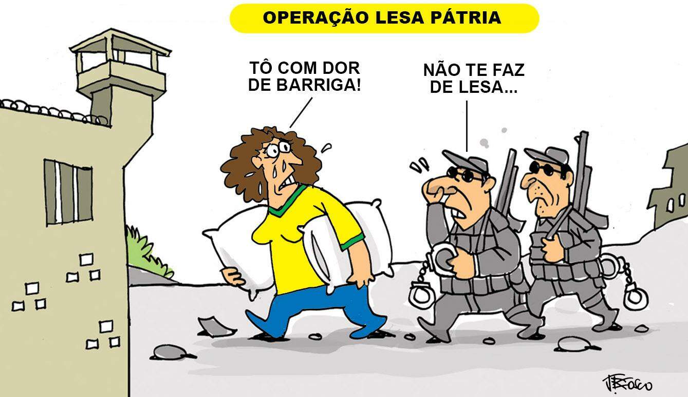 Operação Lesa Pátria | Charges | O Liberal