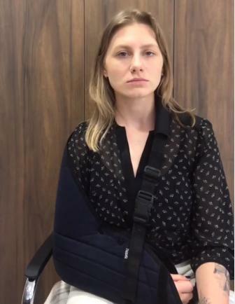 Lea Maria Jahn mostra hematomas em vídeo; Juliano Gaspar nega acusações ...