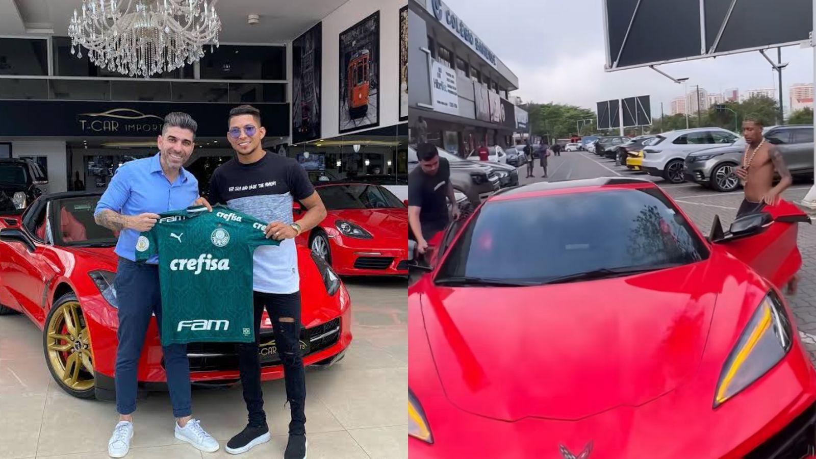 Poze do Rodo faz test drive em carro igual ao do jogador Rony, mas ...