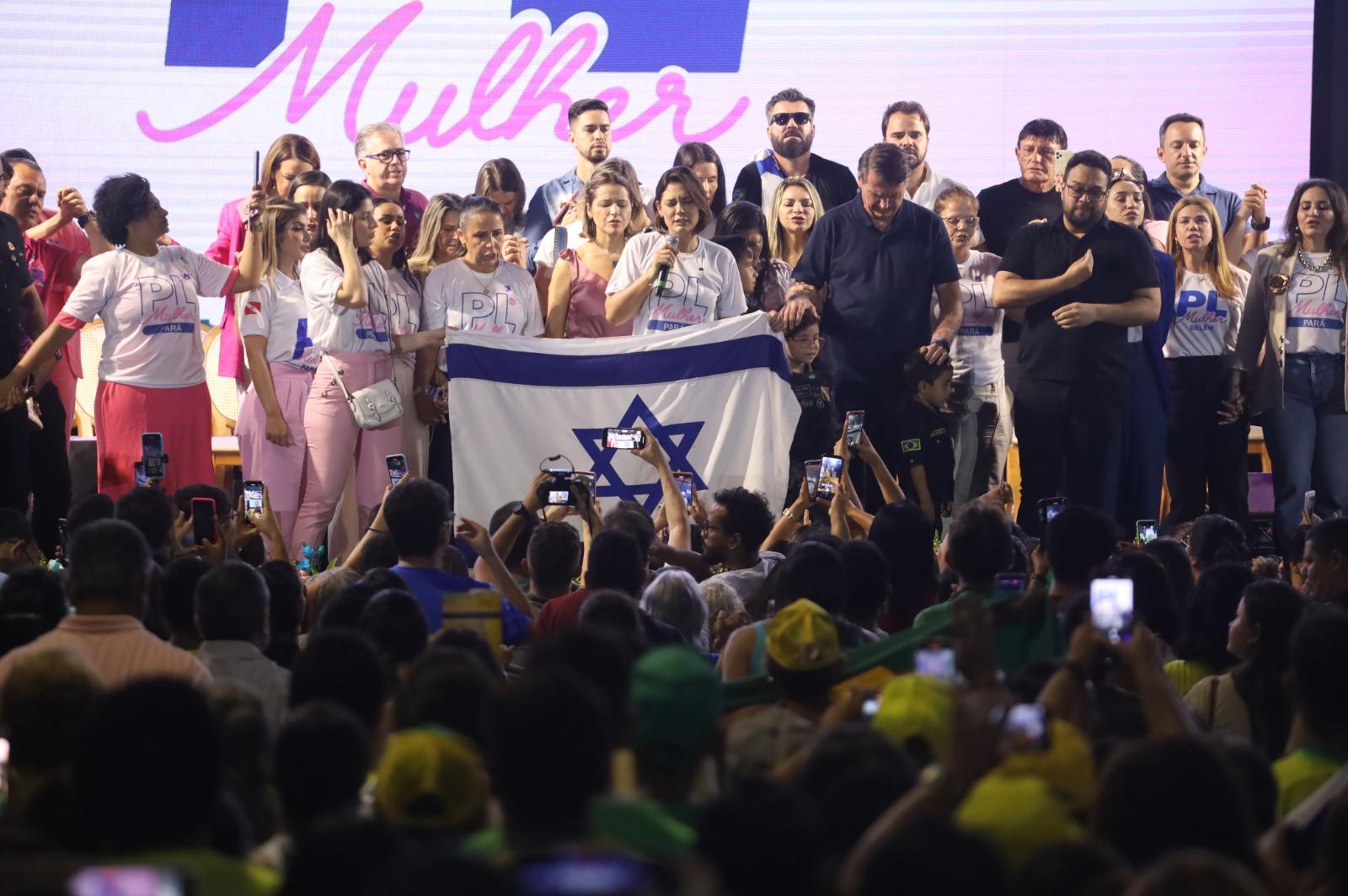 Bolsonaro e Michelle em Belém: evento do PL Mulher reúne apoiadores ...