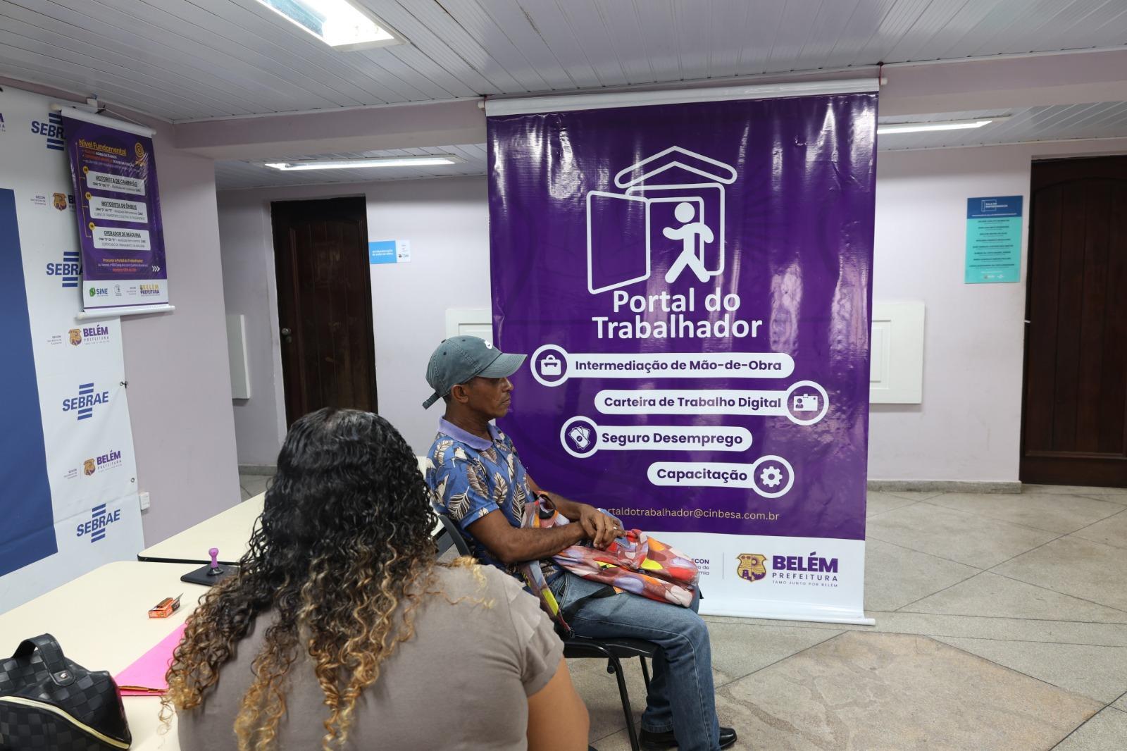 Prefeitura de Belém cadastra pessoas em busca de emprego por meio do ...