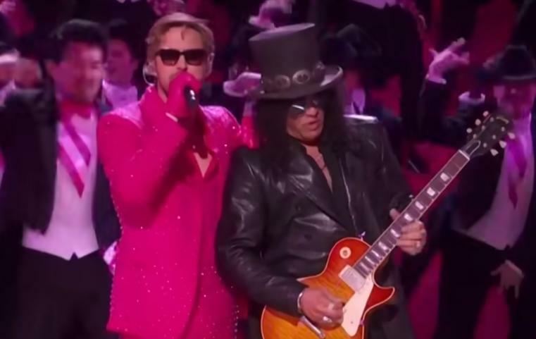 Oscar 2024: participação de Slash em performance de Ryan Gosling agita ...