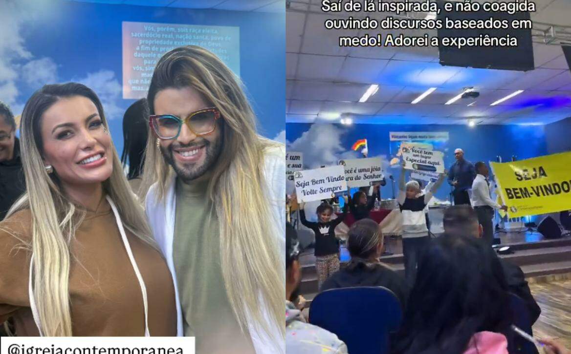 VÍDEO: igreja frequentada por Andressa Urach e MC Pipokinha tem 'culto LGBT' e pastor de salto ...