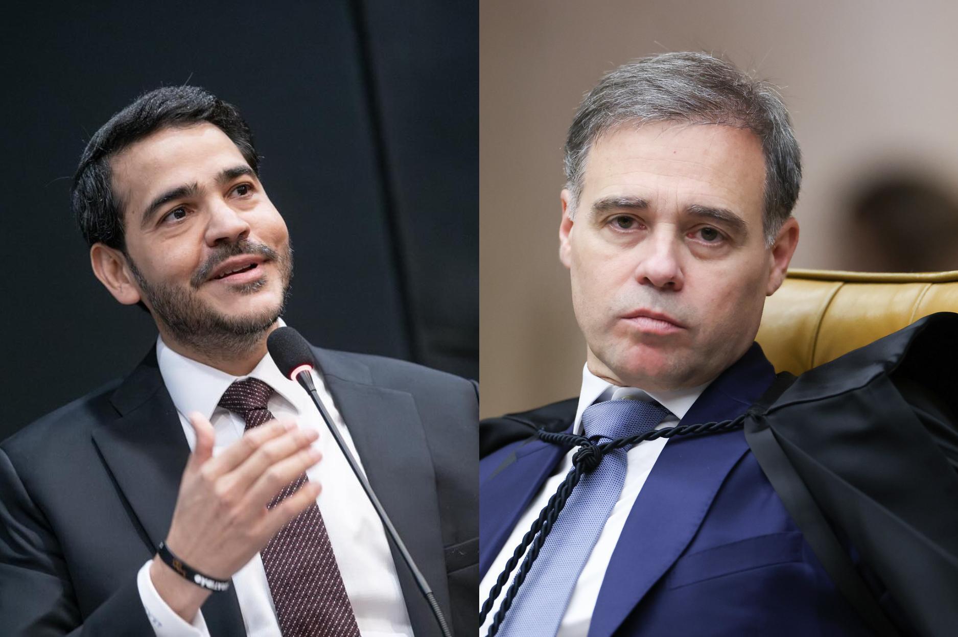 Jorge Messias da AGU e ministro do STF André Mendonça comparecem à ...